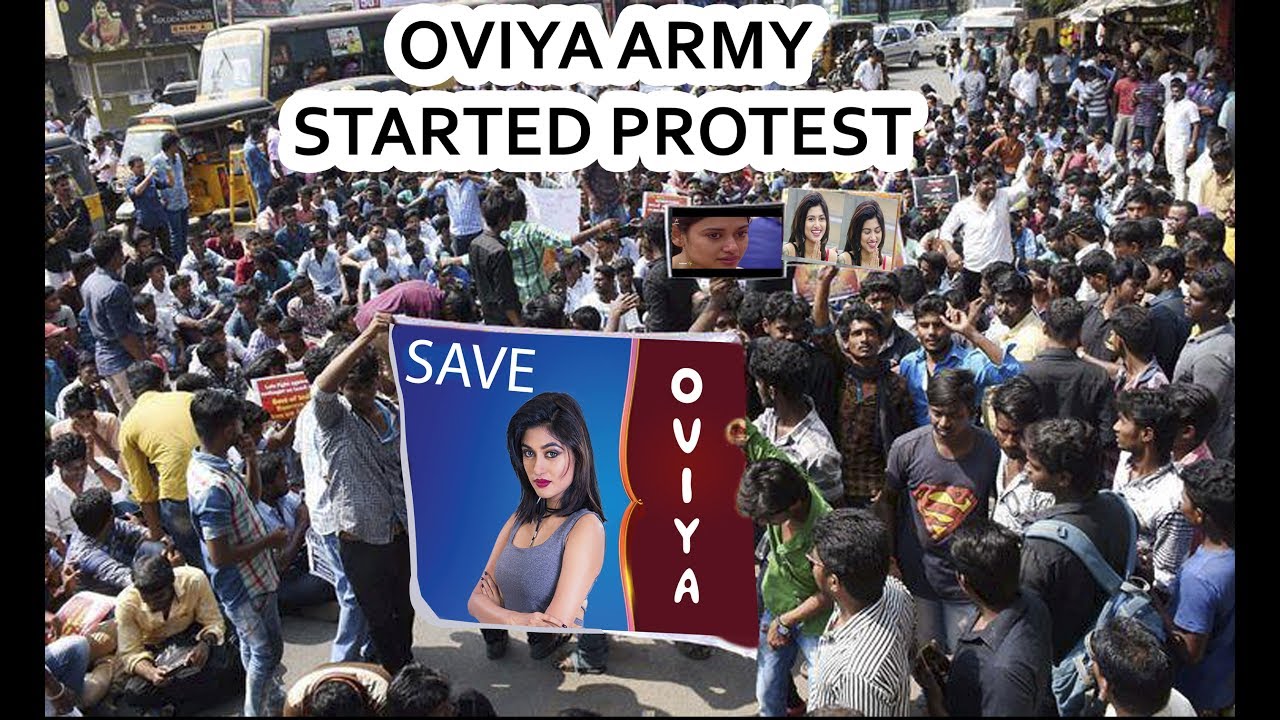 SAVE OVIYA - PROTEST STARTED BY OVIYA ARMY - YouTube