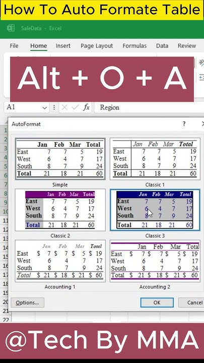 How To Auto Format Table Excel Table Auto Formatting Made Easy Exceltips Excel 2762