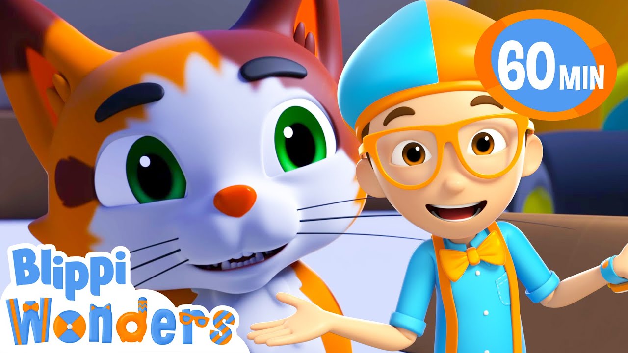 Kitty Cat Saves the Day | Blippi Wonders | Rescue Adventures - YouTube
