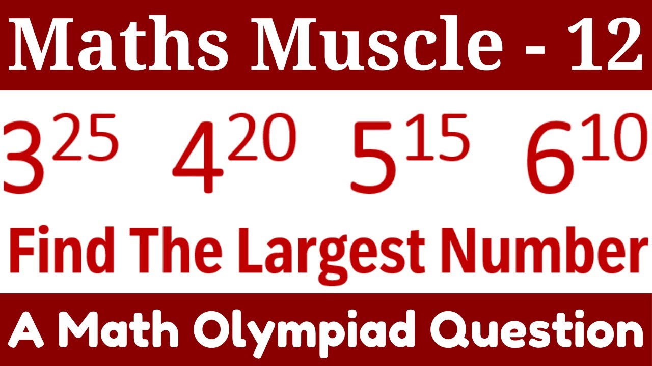 Math Muscle - 12 |Math Olympiad | Can You Solve This Math Olympiad Question | Viral Math Problem ...
