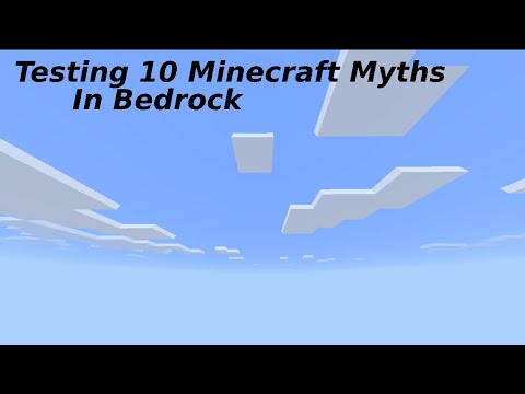 |Testing 10 Myths In Minecraft Bedrock| Minecraft| - YouTube