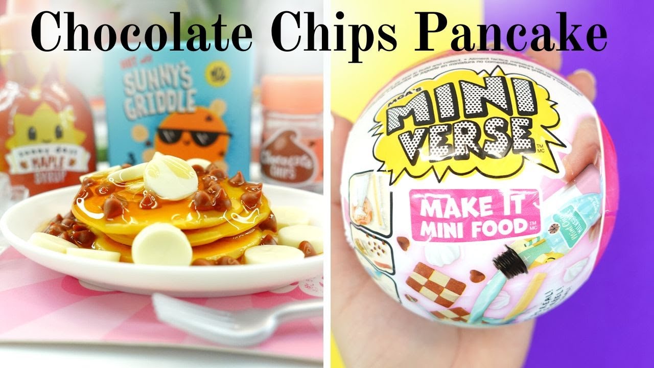Unboxing and Making Mini Verse Make it Mini Food S1 Chocolate Chip ...