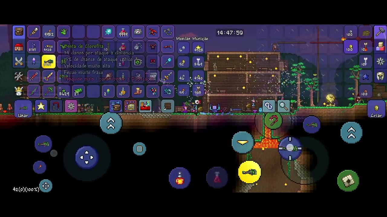 terraria journey mode|| fazendo arena da plantera - YouTube