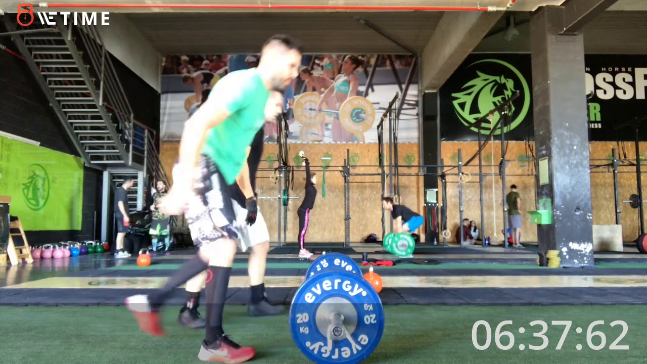 WOD 1 liga interna Green Horse Crossfit “Amigotes Team” - YouTube