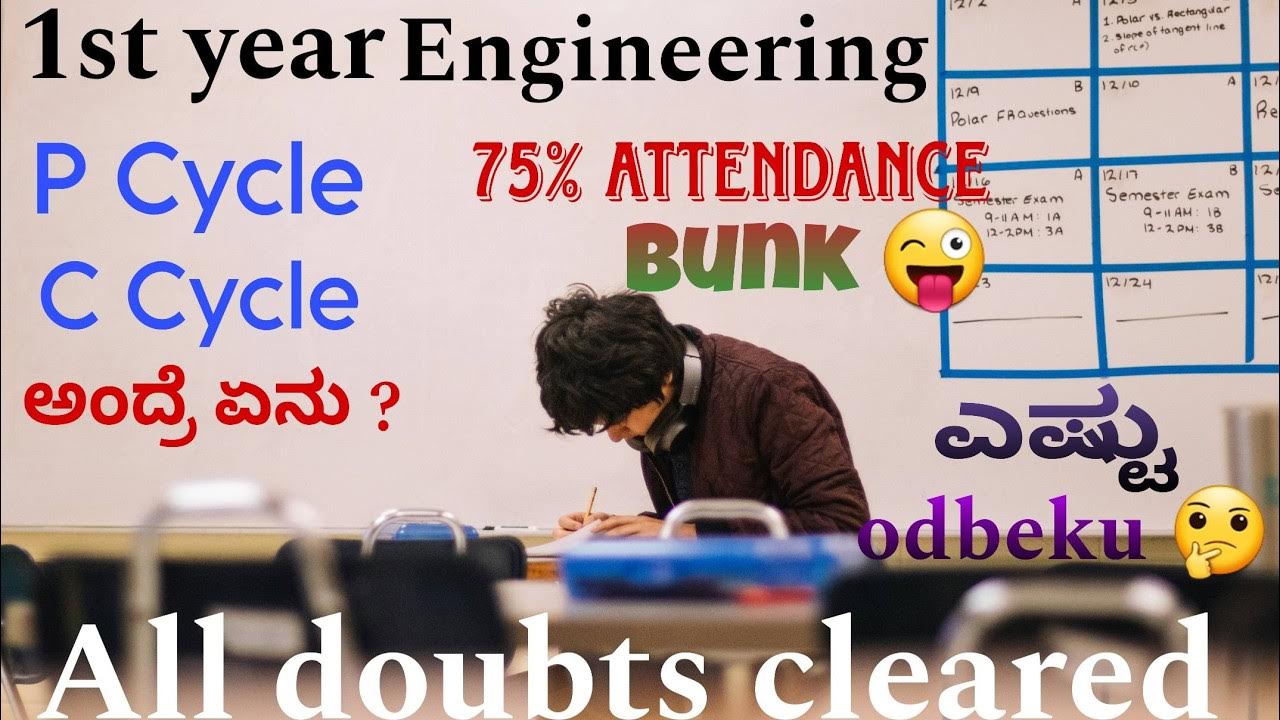 1st Year Engineering complete details in ಕನ್ನಡ - YouTube