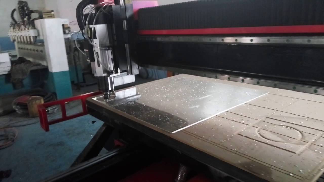 high precision cnc router table moving cutting aluminum , metal cutting ...