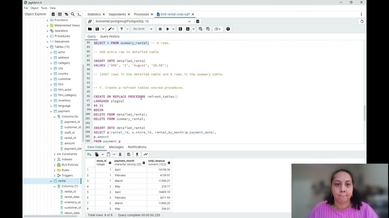 D326 - Advanced Data Management Performance Assessment - YouTube