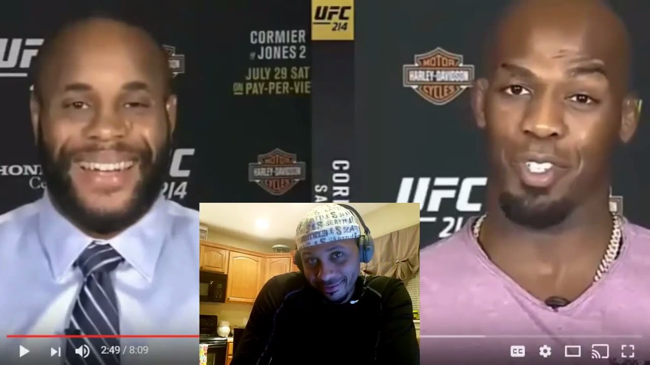 Daniel Cormier & Jon Jones Go at It During Interview - YouTube