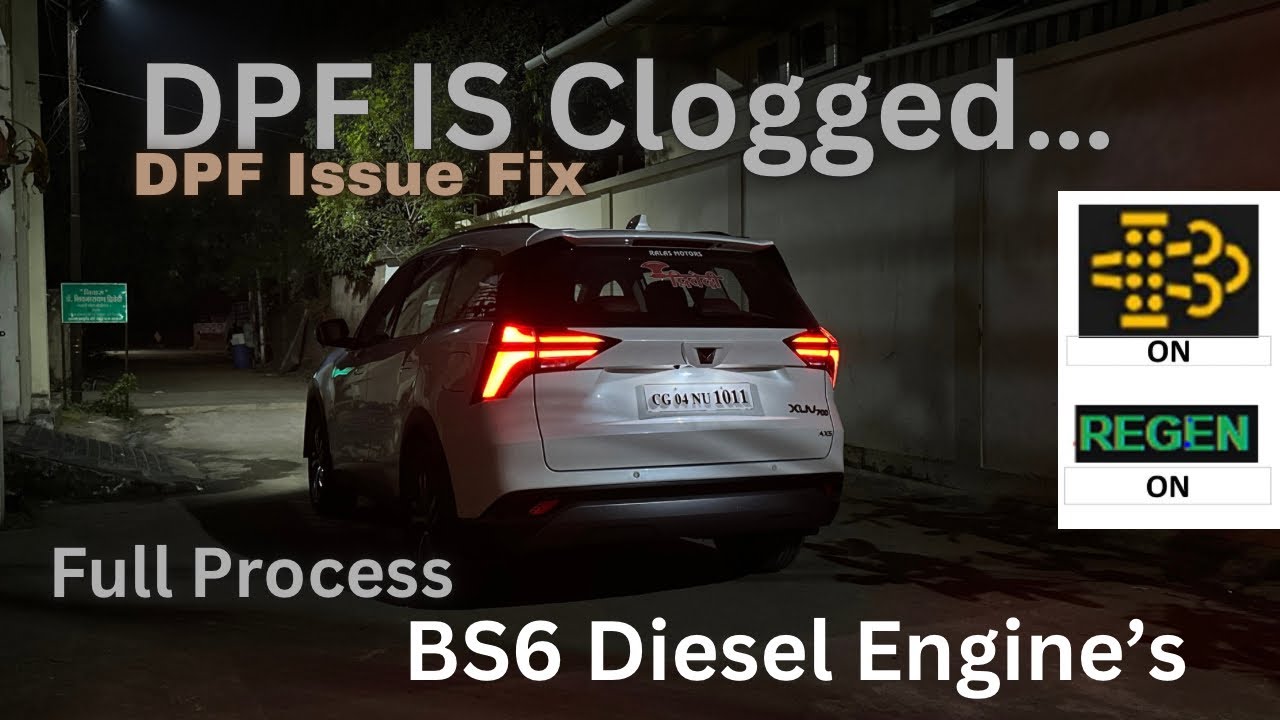 How to fix DPf Issue - Xuv700, Xuv300, Diesel BS6 | Regeneration ...
