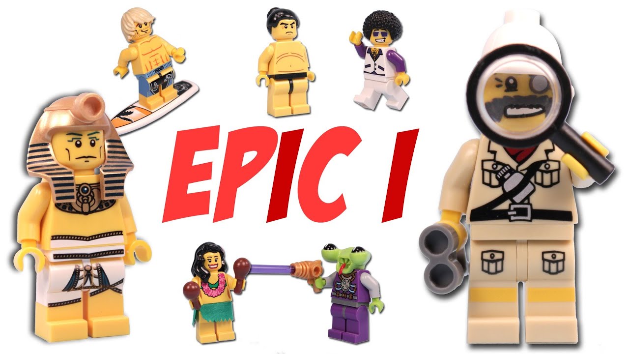 Epic Lego Minifigures Battles - Features Series 2 and 3, Stop Motion ...