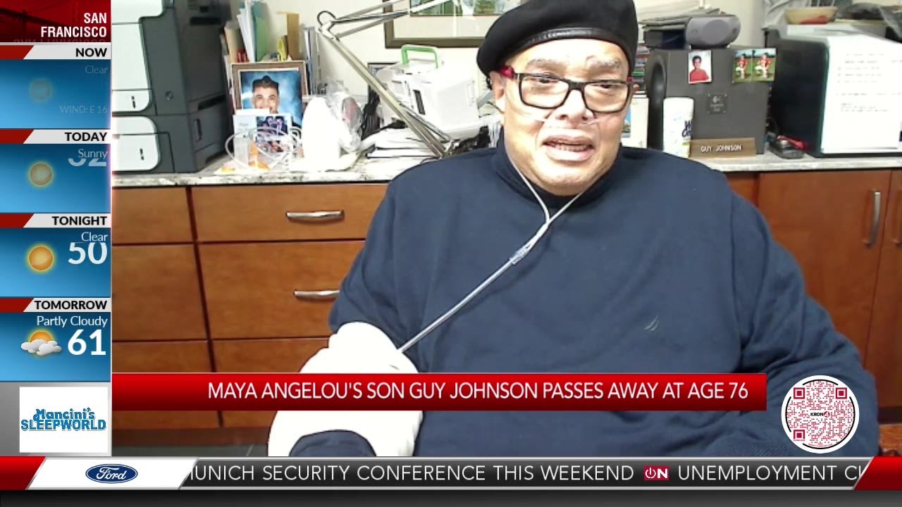 Poet Maya Angelou’s son, Guy Johnson, passes away - YouTube