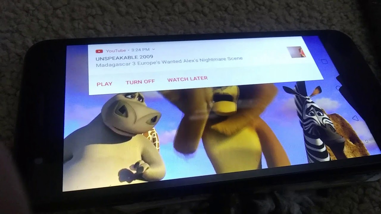 Madagascar 3 alex crying - YouTube