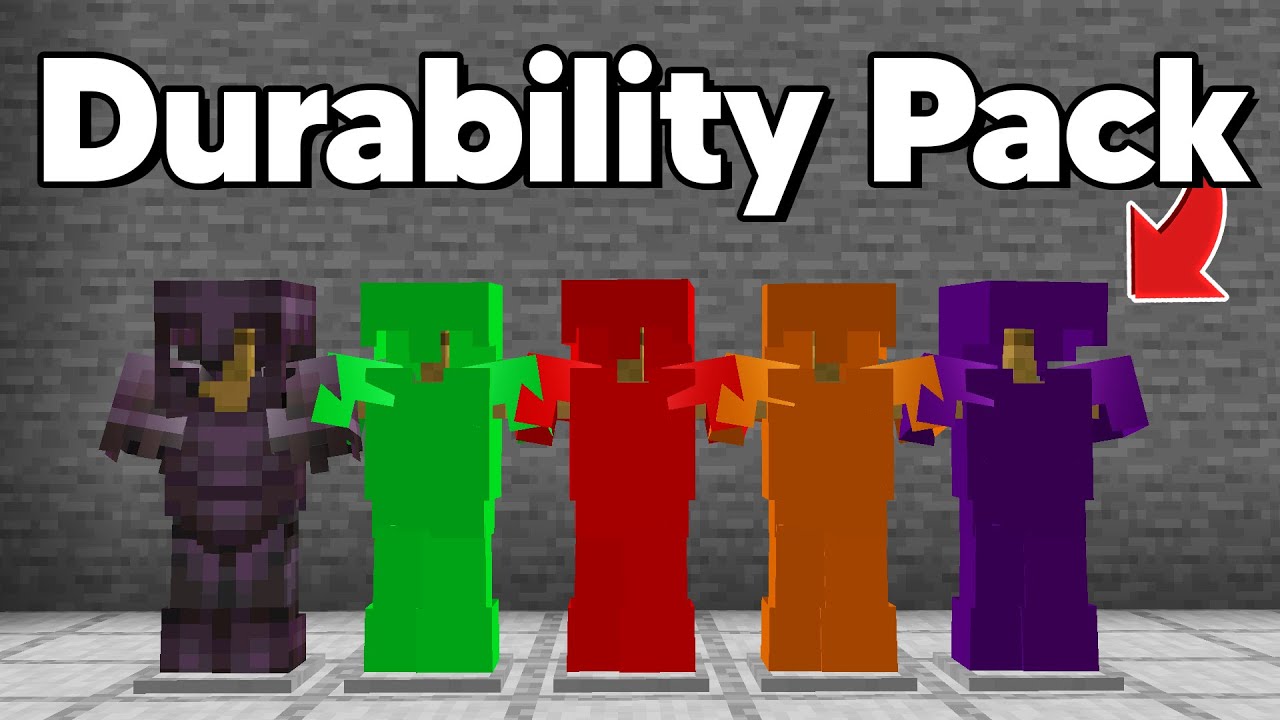 Durability Texture Pack For PVP - YouTube