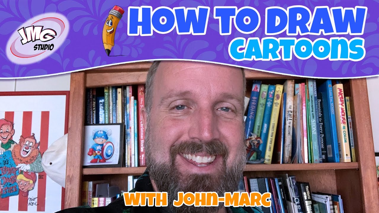 How To Draw Cartoon With John-Marc over 40 years in the making - YouTube
