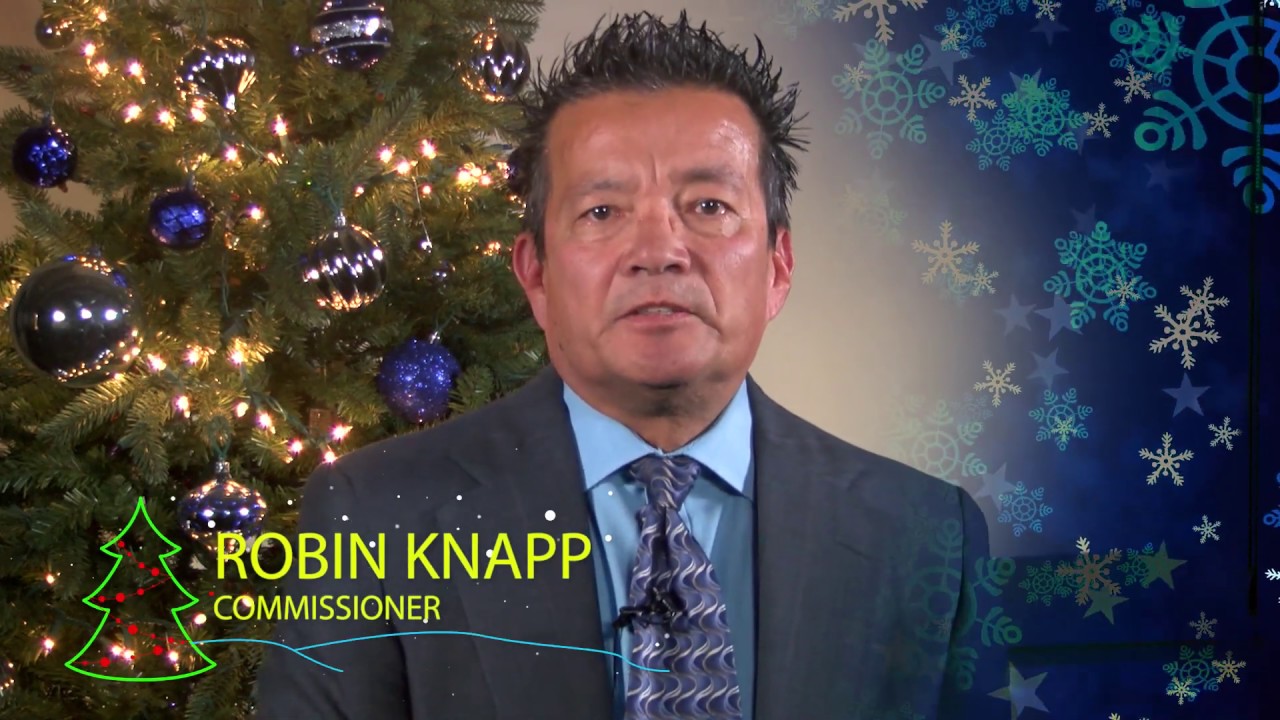Commissioner Robin Knapp Holiday greeting 2019 - YouTube