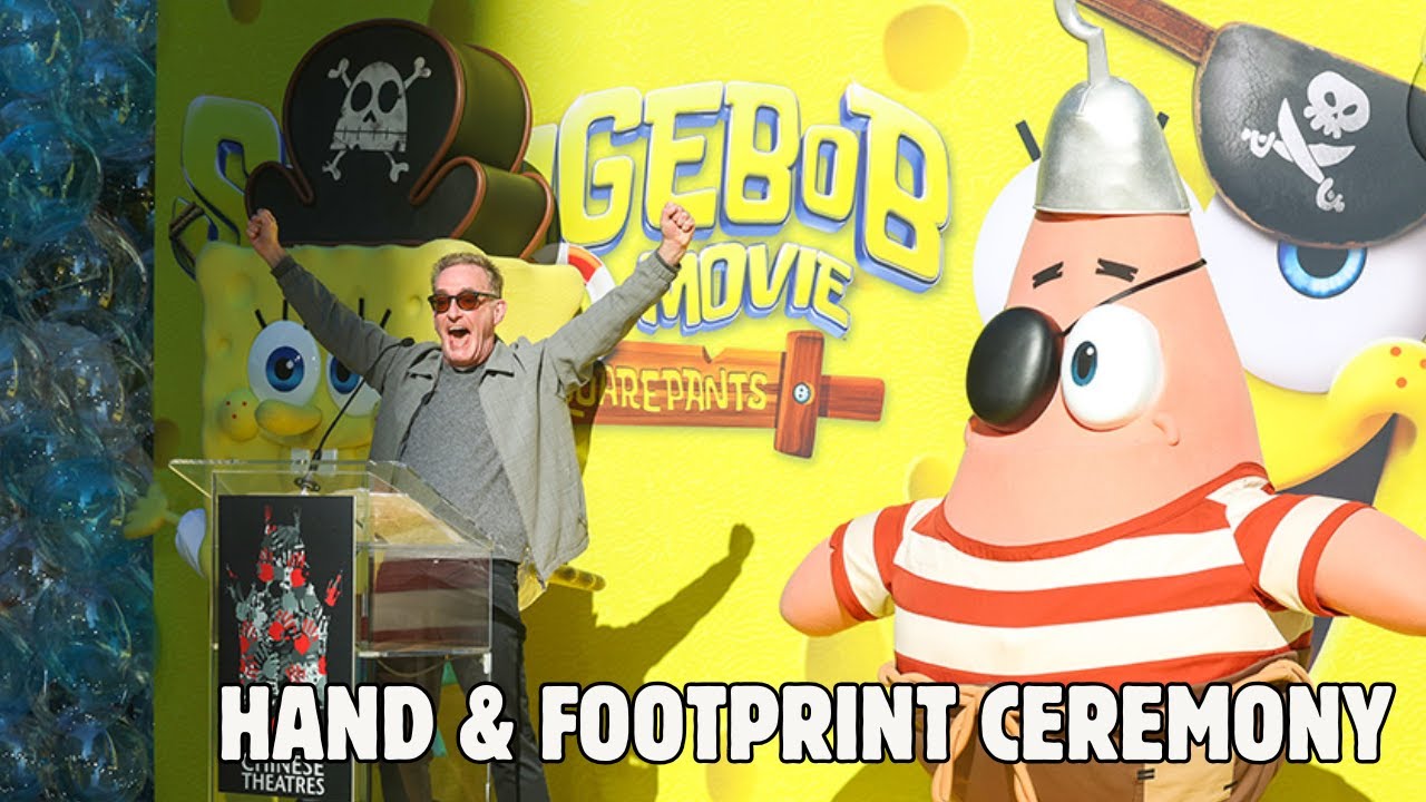 The SpongeBob Movie: Search for SquarePants - Hand & Footprint Ceremony ...