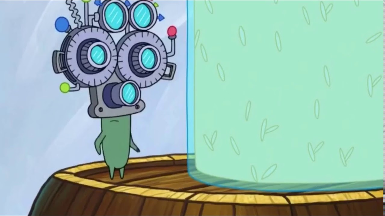 Spongebob - Plankton counting number of bun seeds - YouTube