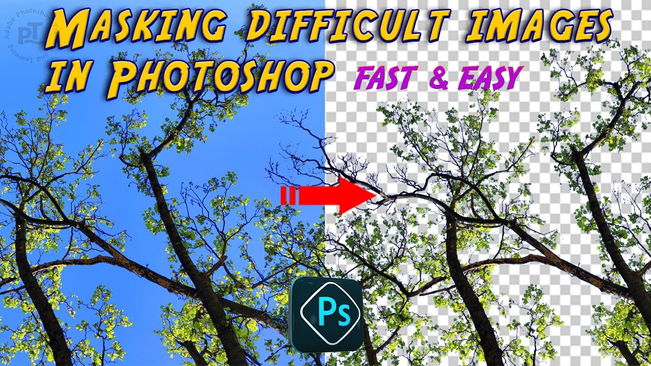 Masking Difficult Images in Photoshop [FAST and EASY] - YouTube