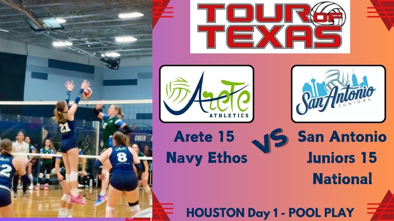 ARETÉ 15 NAVY ETHOS vs. SAN ANTONIO JUNIORS 15 NATIONAL - 2025 TOUR OF TEXAS - HOUSTON - YouTube