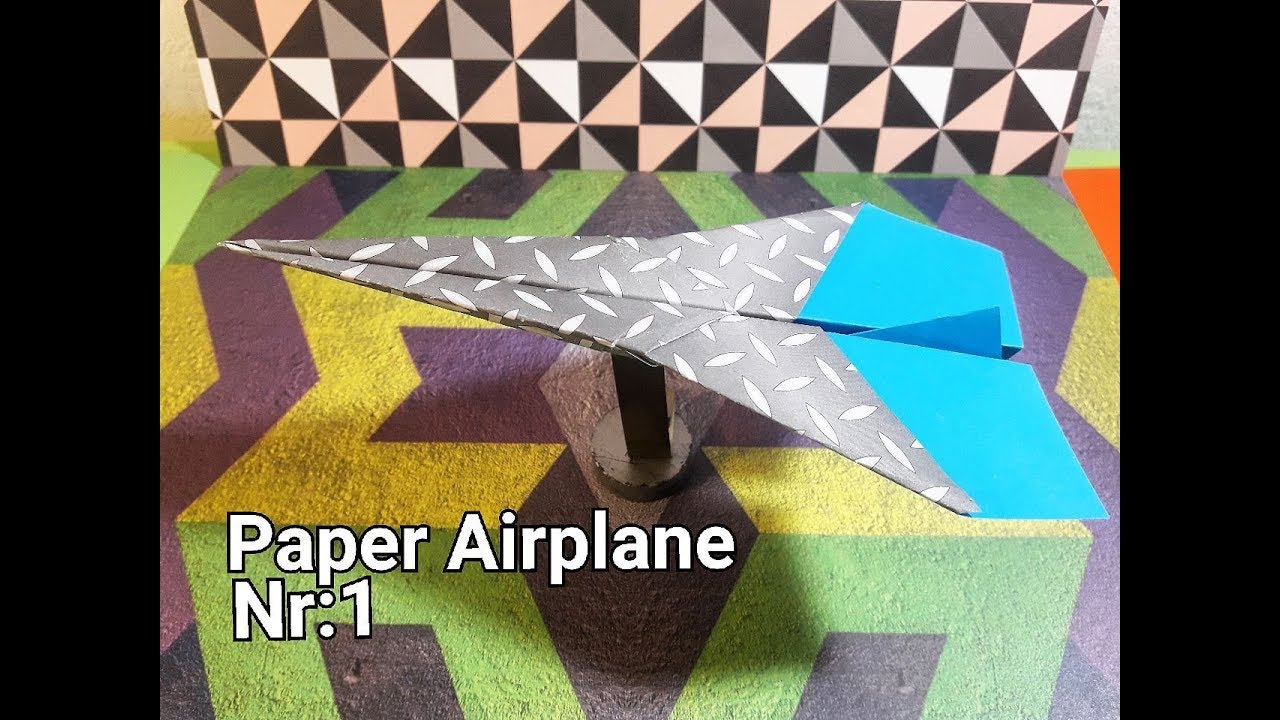 Easy Paper airplanes-Papierflieger-Papierflugzug falten NR:1 FM7 - YouTube