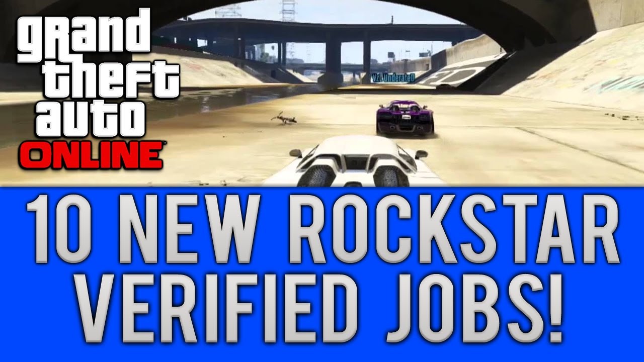 GTA Online: 10 New Rockstar Verified GTA Online Jobs Added! (NEW RACES ...