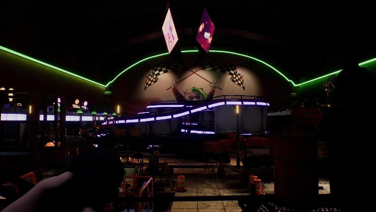 FNAF Security Breach - Ambience - Roxy Raceway - YouTube