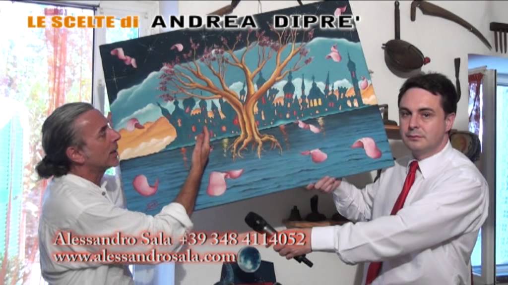 L'artista Alessandro Sala presentato dal critico d'arte Andrea Diprè ...