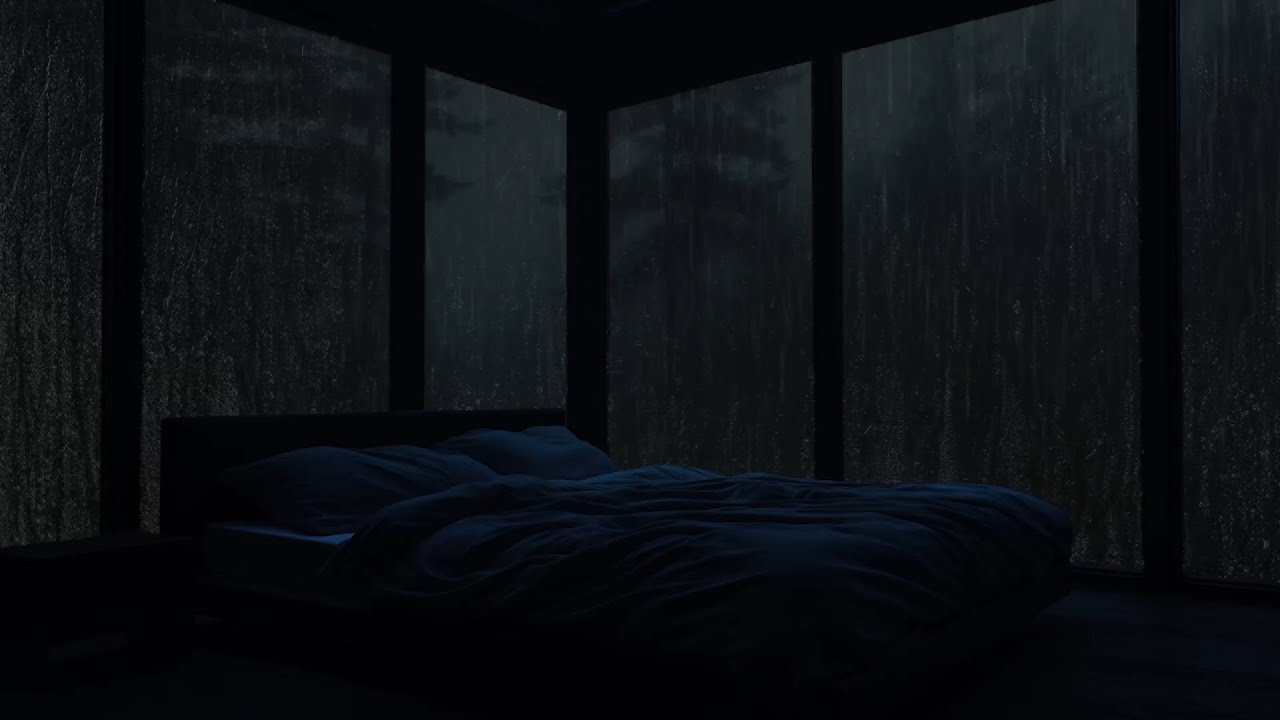 Gentle Rainfall at Night | Perfect for Deep Sleep and Relaxation - YouTube