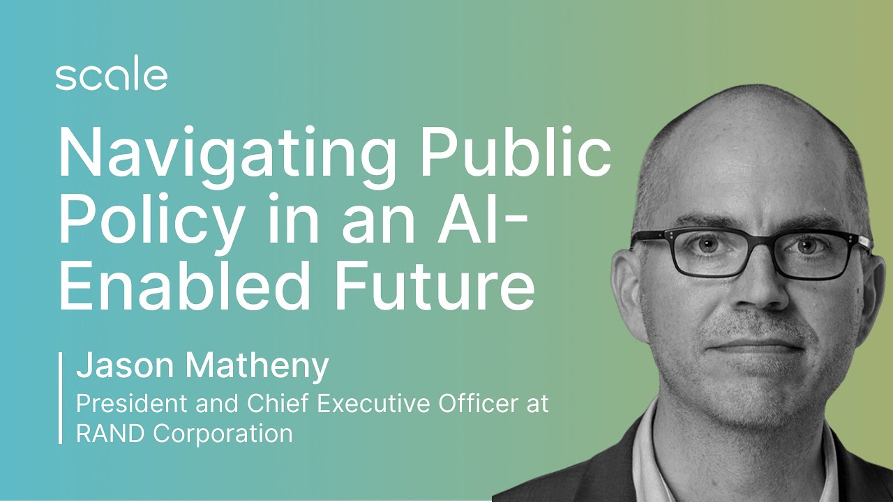 Jason Matheny - RAND Coporation - Navigating Public Policy in an AI ...