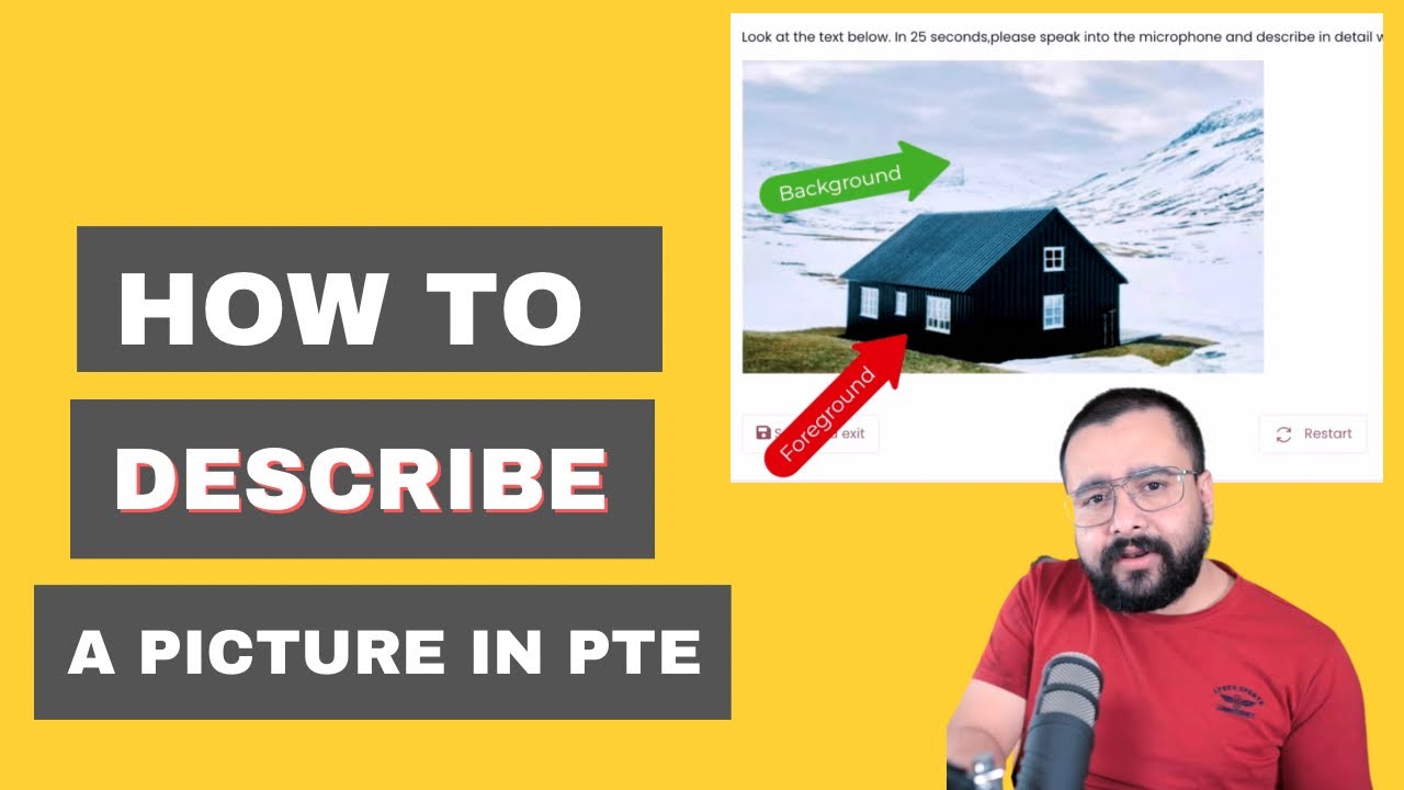 PTE SPEAKING: How to Describe a Picture - YouTube