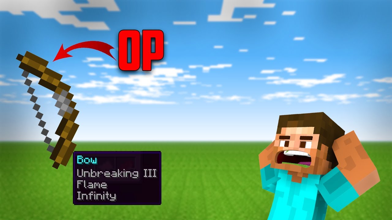 I Made A OP Bow In MINECRAFT! | SHG | [Minecraft #10] - YouTube