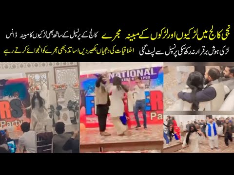 Girl dancing with boy belly dance