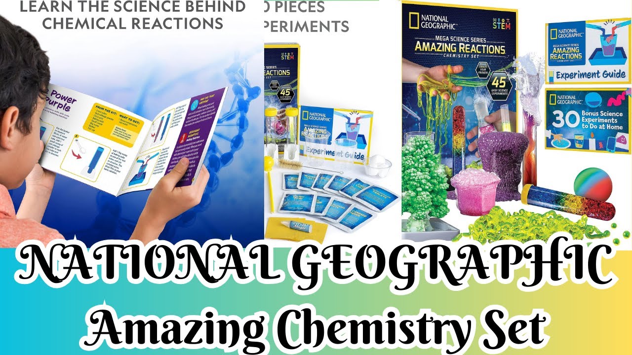 NATIONAL GEOGRAPHIC Amazing Chemistry Set - YouTube