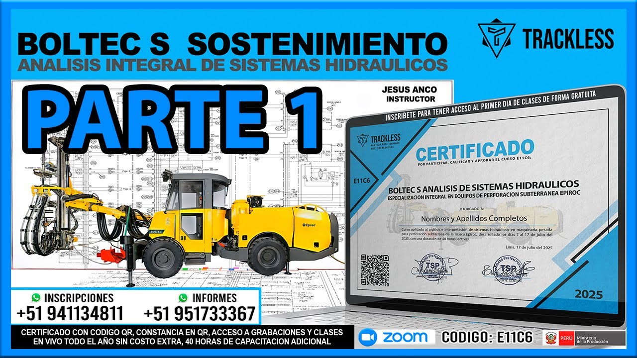 BOLTEC S - SOSTENIMIENTO EPIROC - PARTE 1 - YouTube