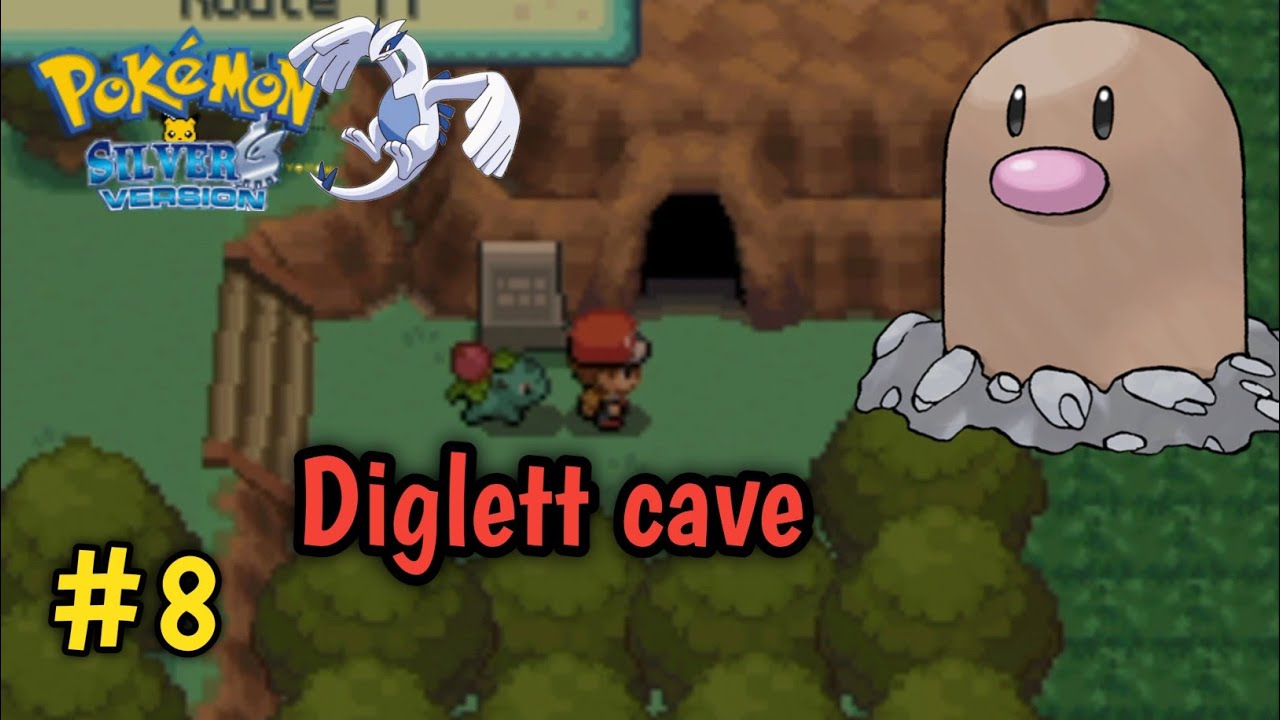 Explore diglett cave, Pokemon silver yellow 💛 (Hindi),# ...