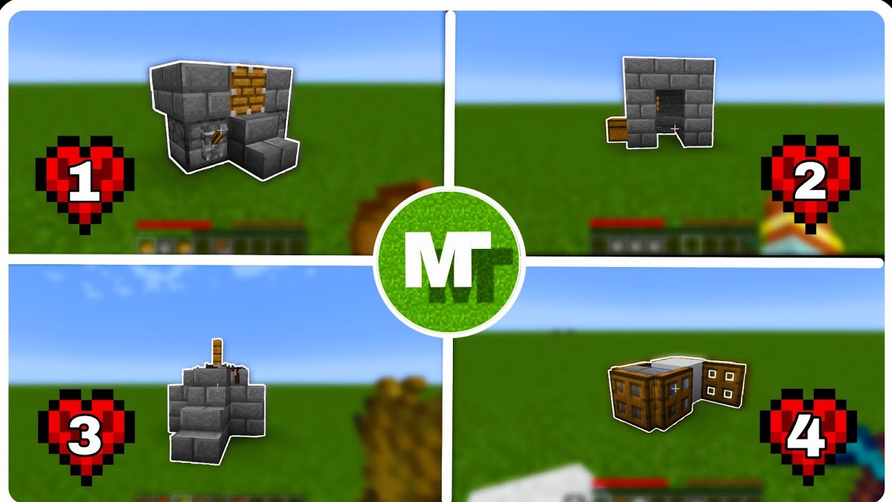 5 Minecraft Basic Farms | @Mine Tutorial | #minecraft #tutorial - YouTube