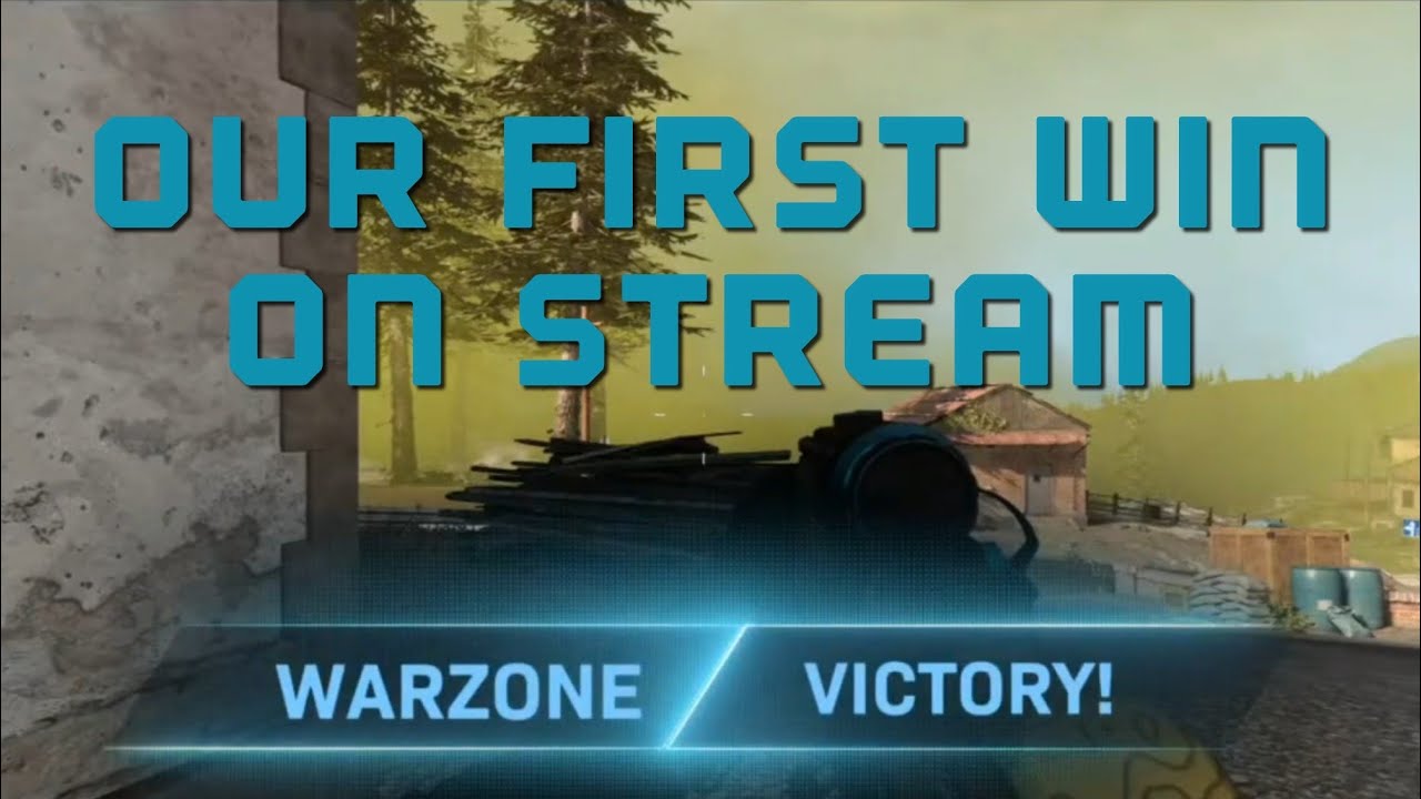 Call of Duty: Warzone | First Win on Stream Clip - YouTube