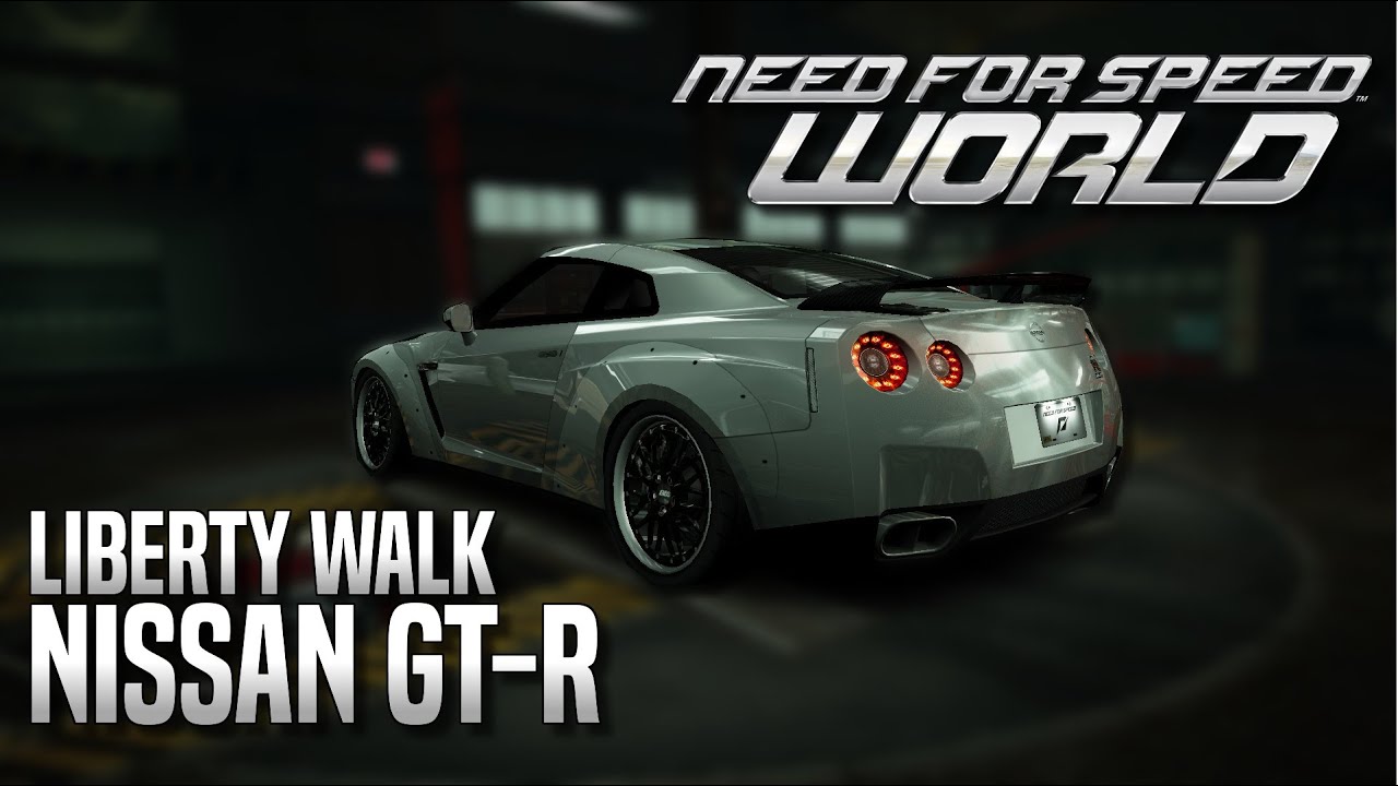 NFS World Offline - Car Builds: Nissan GT-R - Liberty Walk Build - YouTube