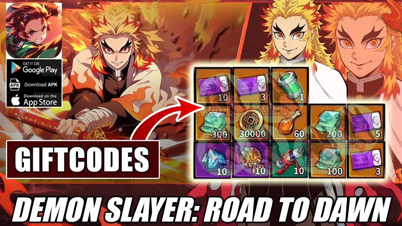 Demon Slayer Road To Dawn & All 6 Giftcodes - How To Redeem Code ...