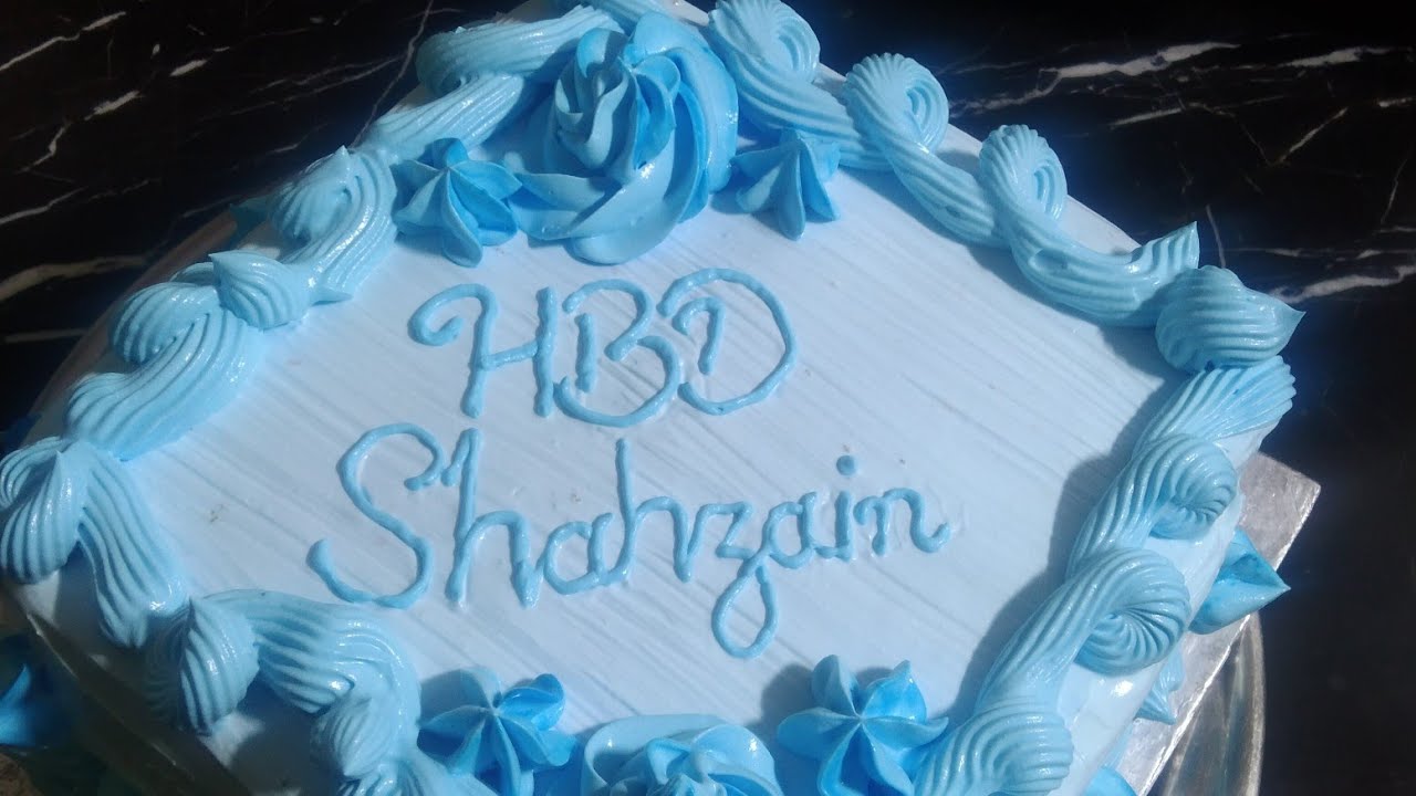 3 pound highted cake decoration || Simple cake design 🎂 - YouTube