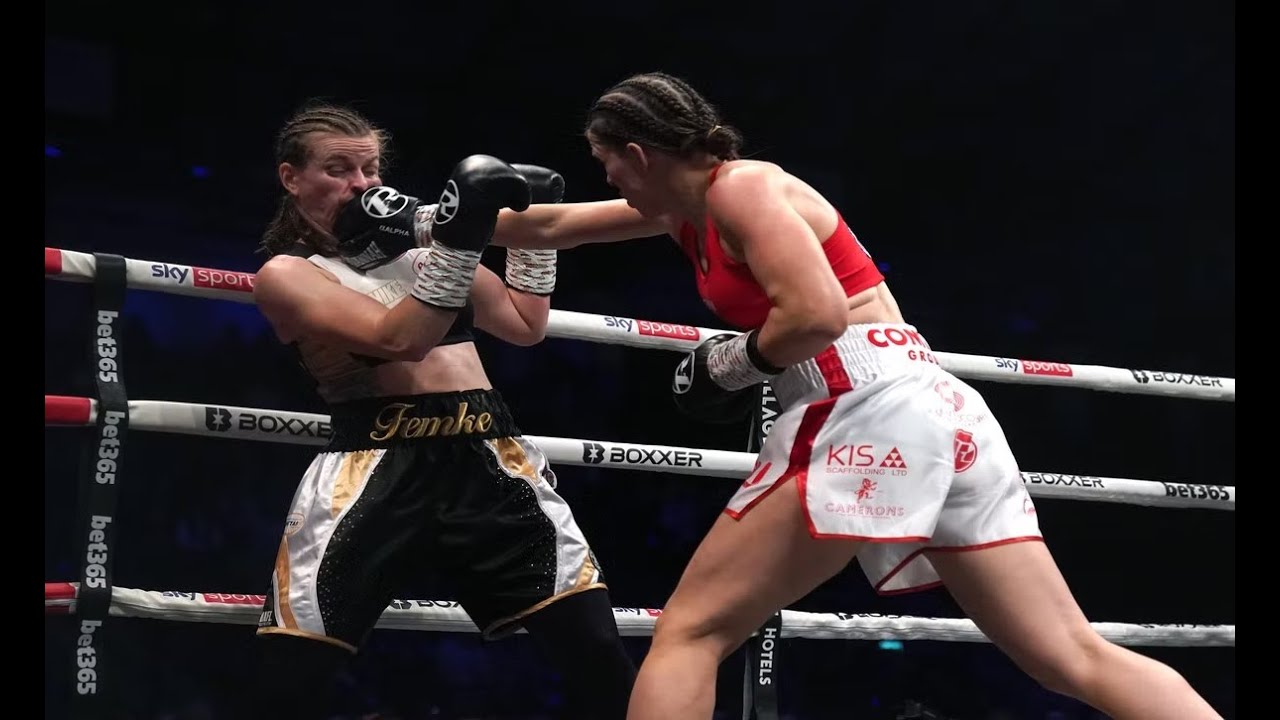 Savannah Marshall Vs Femke Hermans Highlights - WBO Title, Big Knockout ...