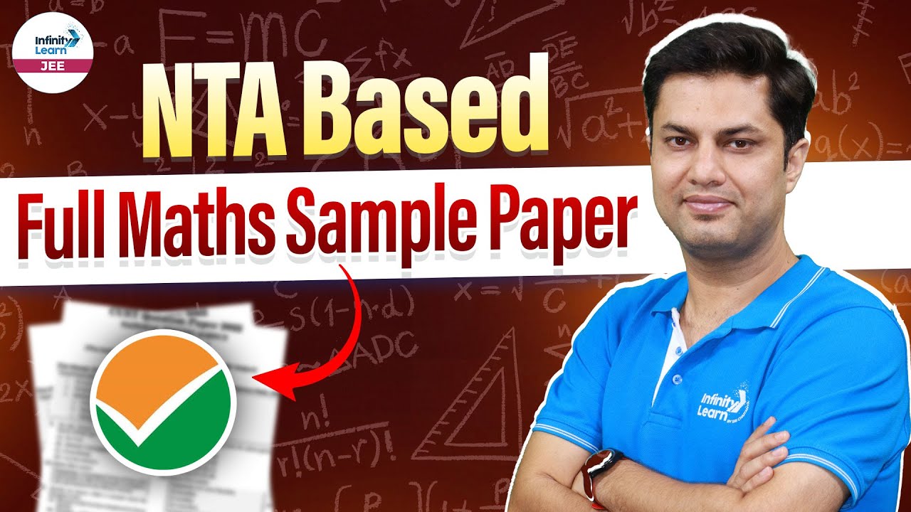 NTA Based Full Maths Sample Paper | JEE Main 2025 Preparation | LIVE ...