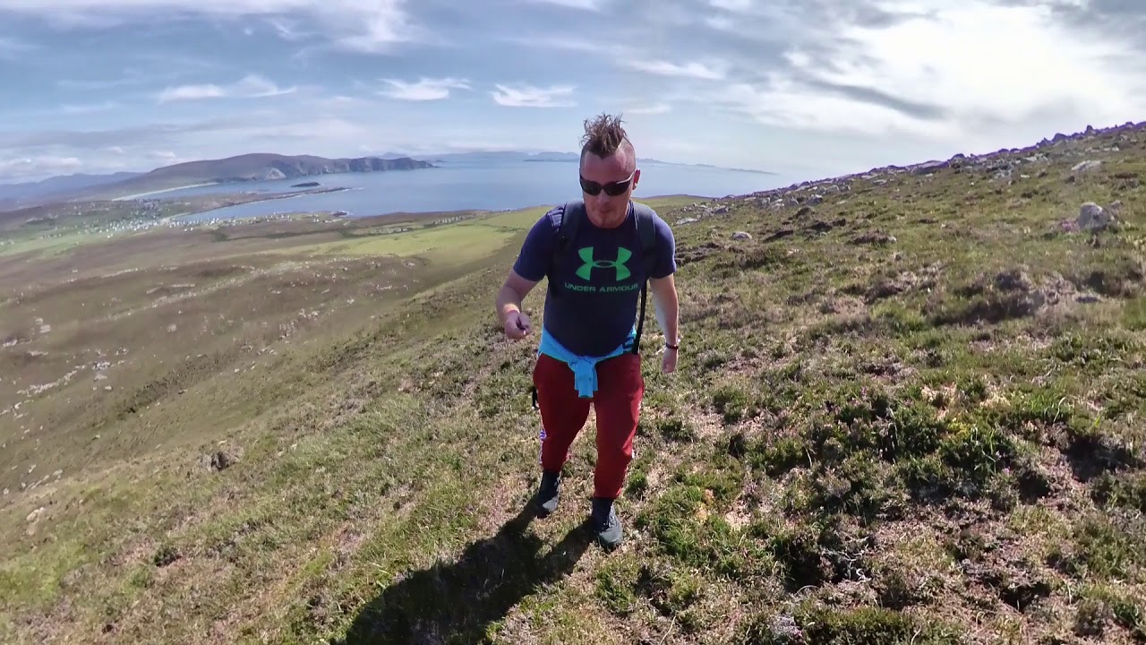 Climbing Croaghaun Highest Sea Cliff in Ireland, Achill Island - YouTube