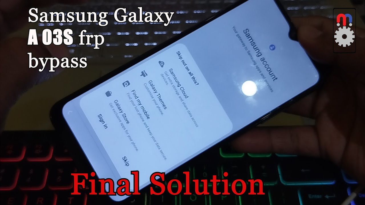 Samsung Galaxy A03S FRP bypass final Solution - YouTube