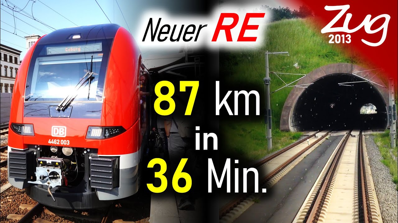 Der neue Rekord RE! - RE 29 Nürnberg - Coburg - Erfurt mit Desiro HC ...
