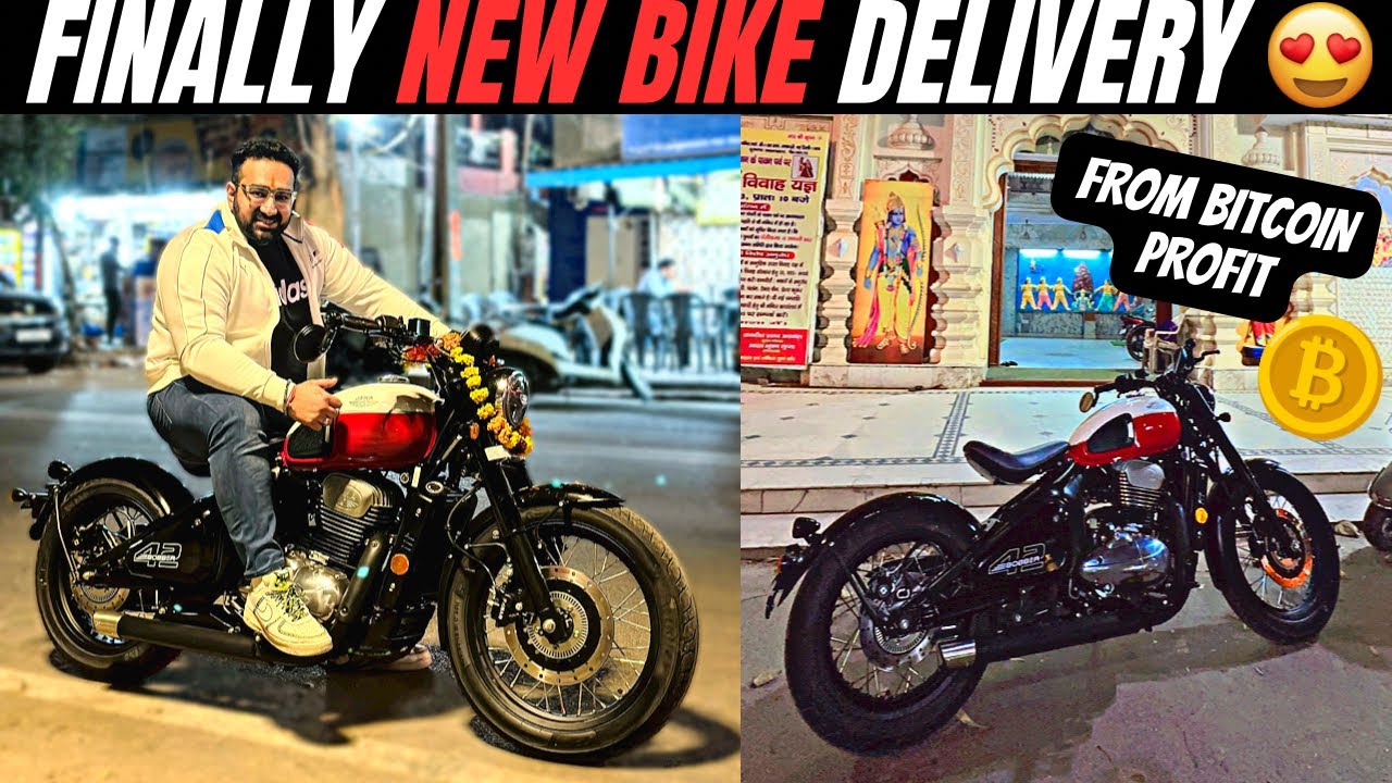 TAKING DELIVERY OF NEW BIKE FROM CRYPTO TRADING PROFIT🤑💸💰 - YouTube