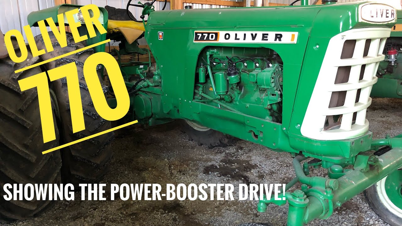 Taking out the Oliver 770 Row Crop - YouTube