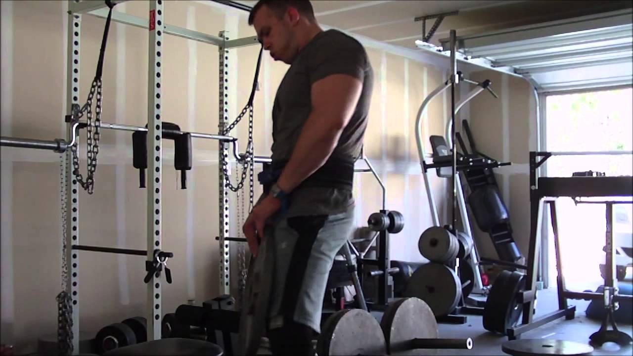 Car deadlift simulator drop set - YouTube