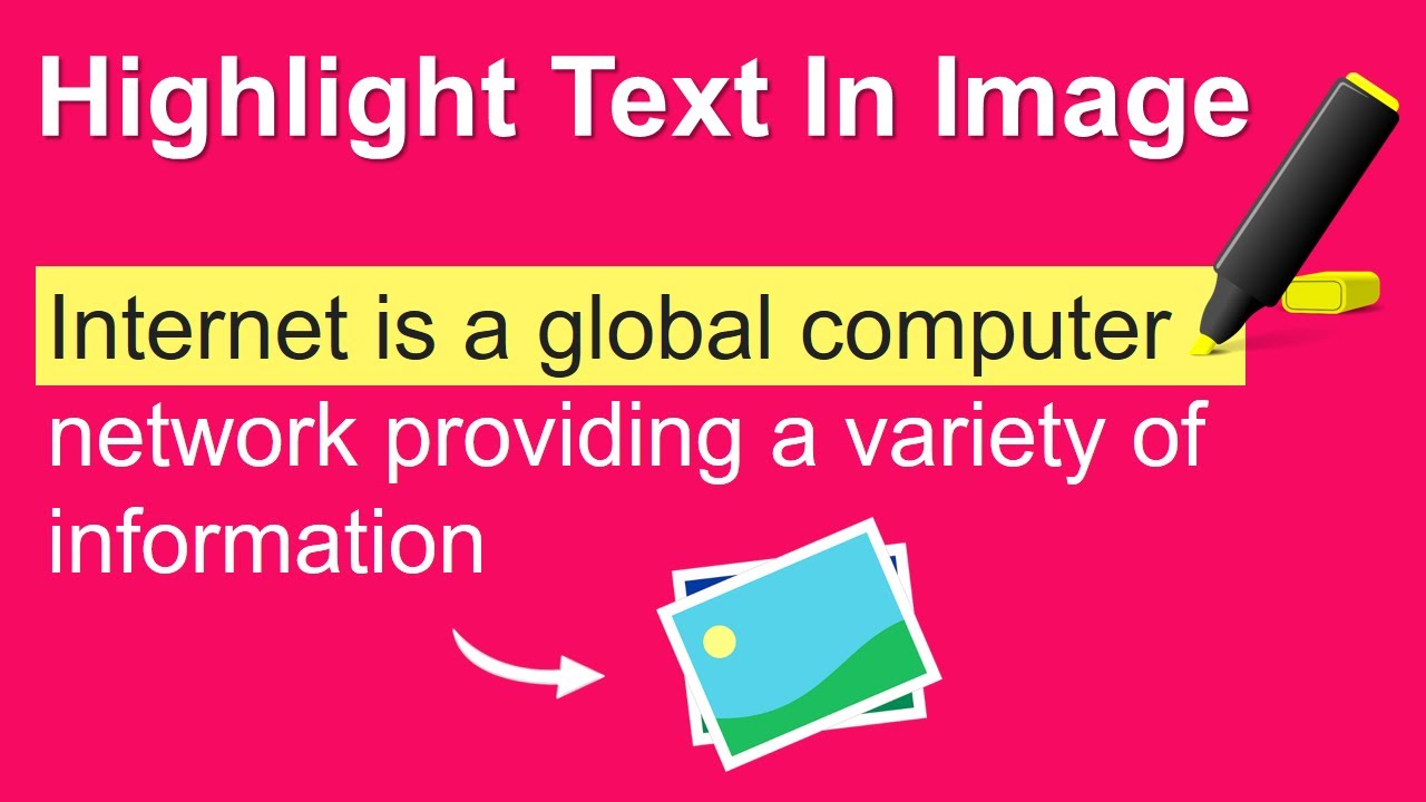 How To Highlight Text In Image Or Picture YouTube how-to-highlight-text-in-image-or-picture-youtube