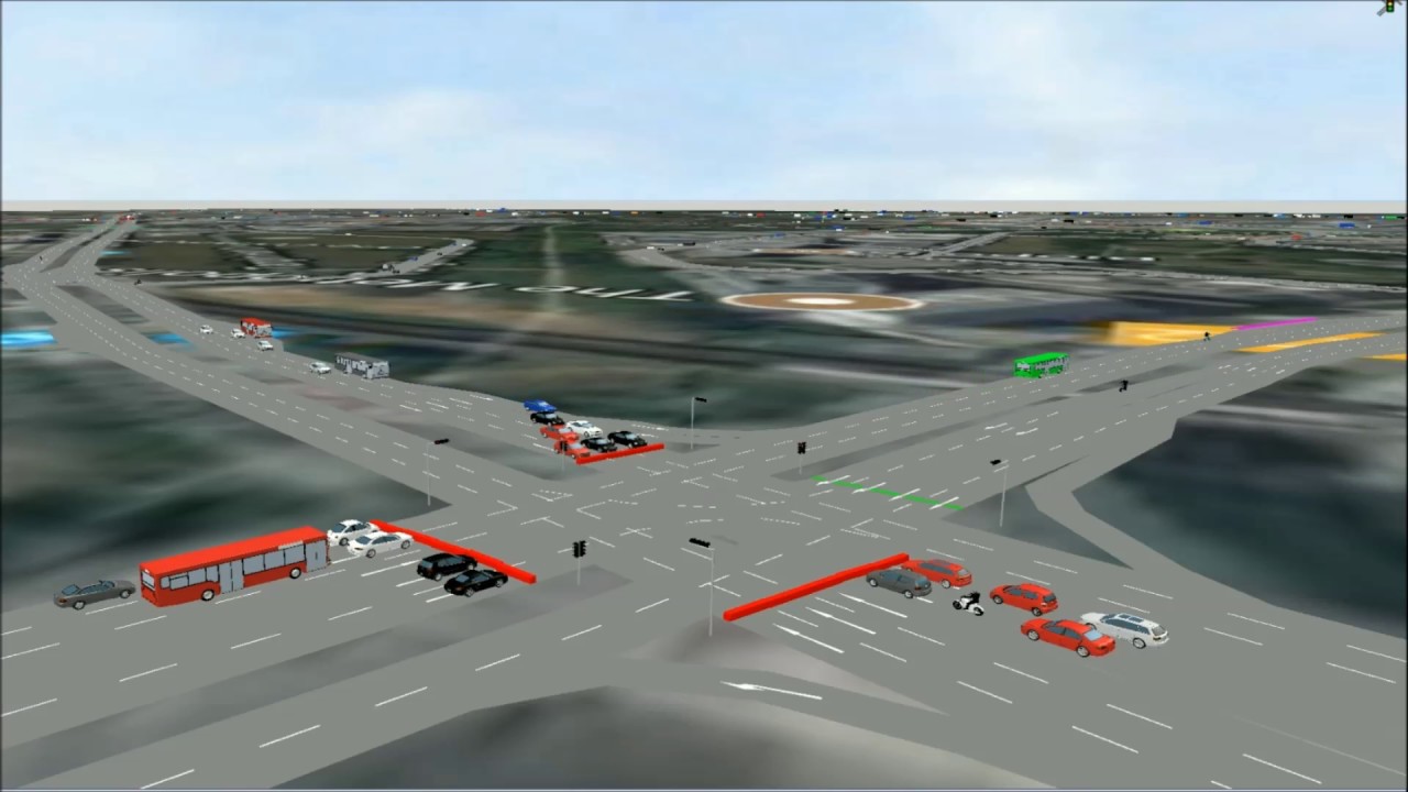 Vissim Model for Intelligent Transport System Project (NUS Civil ...